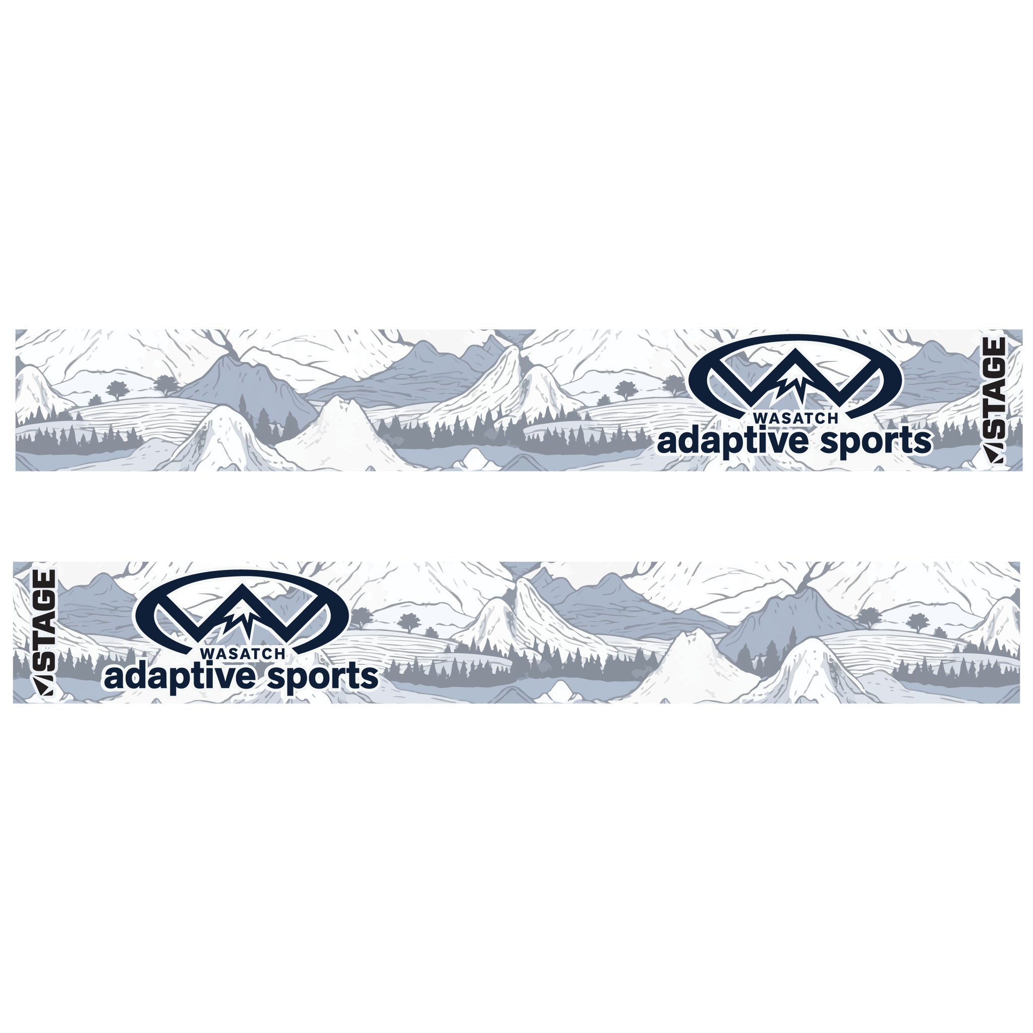 Wasatch Adaptive Sports Frameless Prop Ski Goggle - Mirror Chrome Smok ...